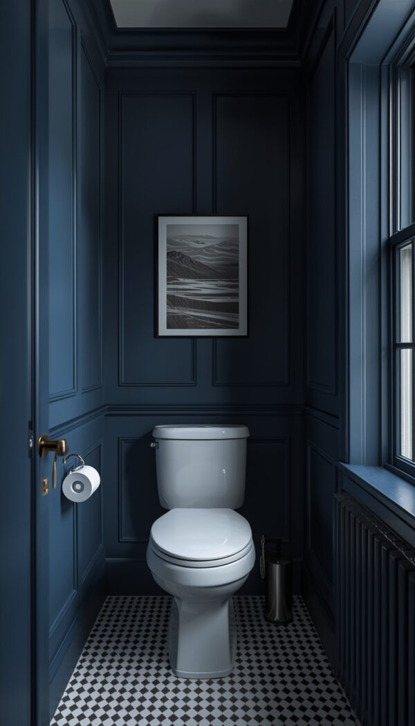 Moody Blue Bathroom Ideas That Feel Calm and Luxurious - Decorioinspo