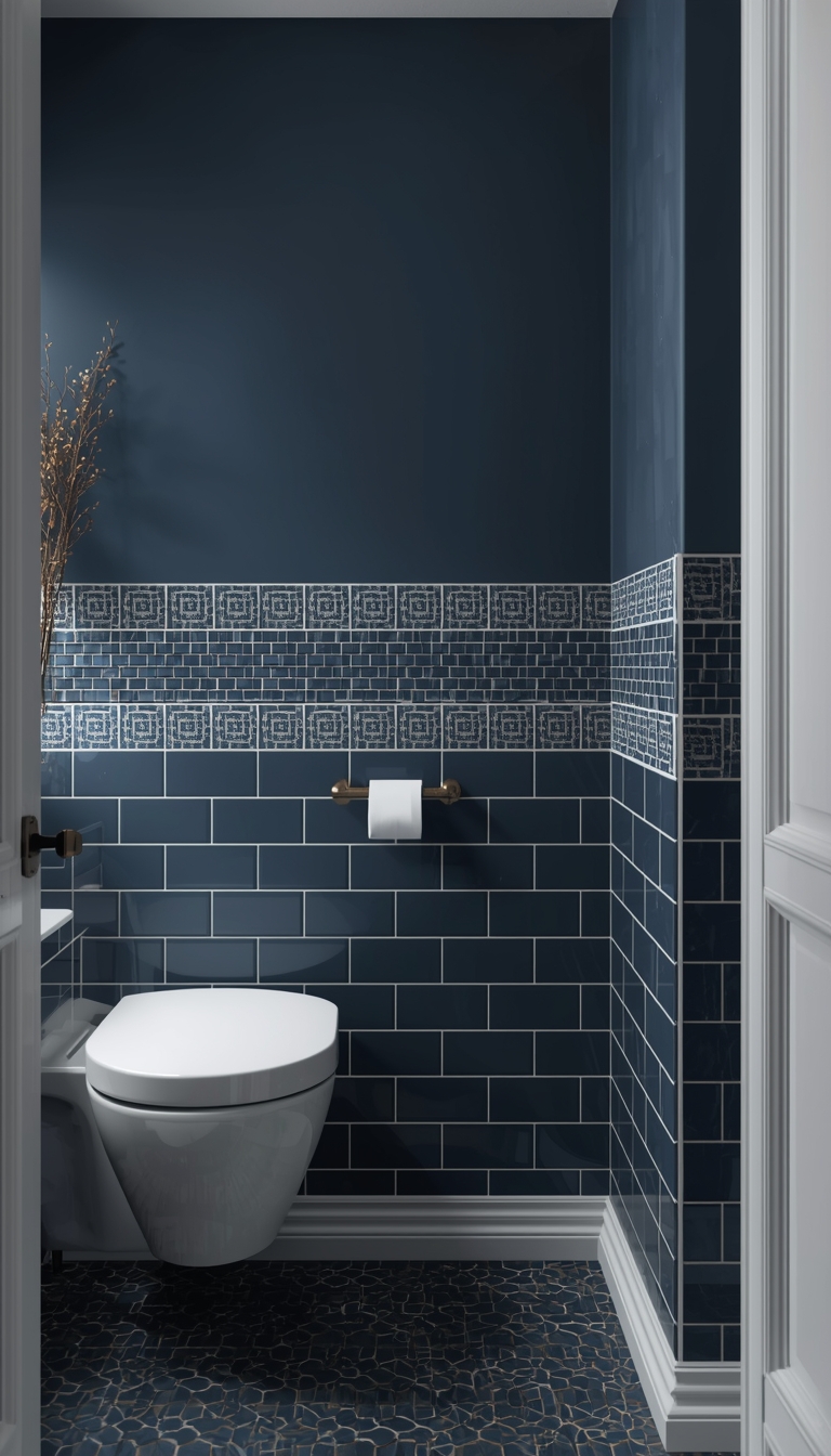 Moody Blue Bathroom Ideas That Feel Calm and Luxurious - Decorioinspo