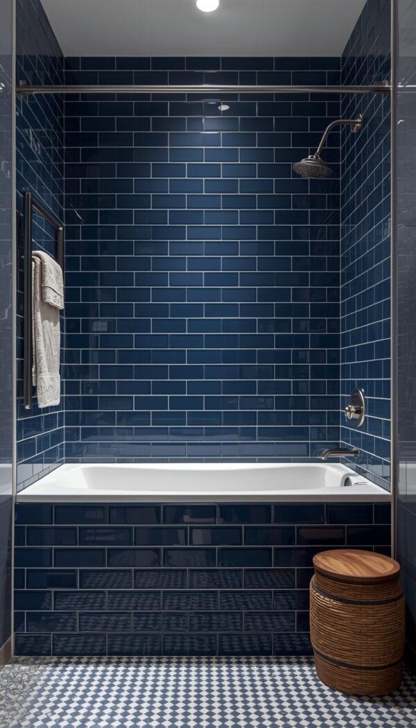 Moody Blue Bathroom Ideas That Feel Calm and Luxurious - Decorioinspo