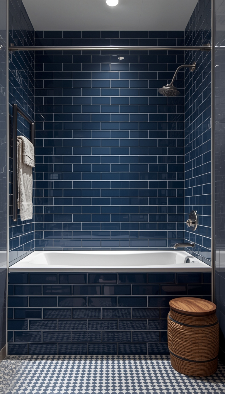 Moody Blue Bathroom Ideas That Feel Calm and Luxurious - Decorioinspo